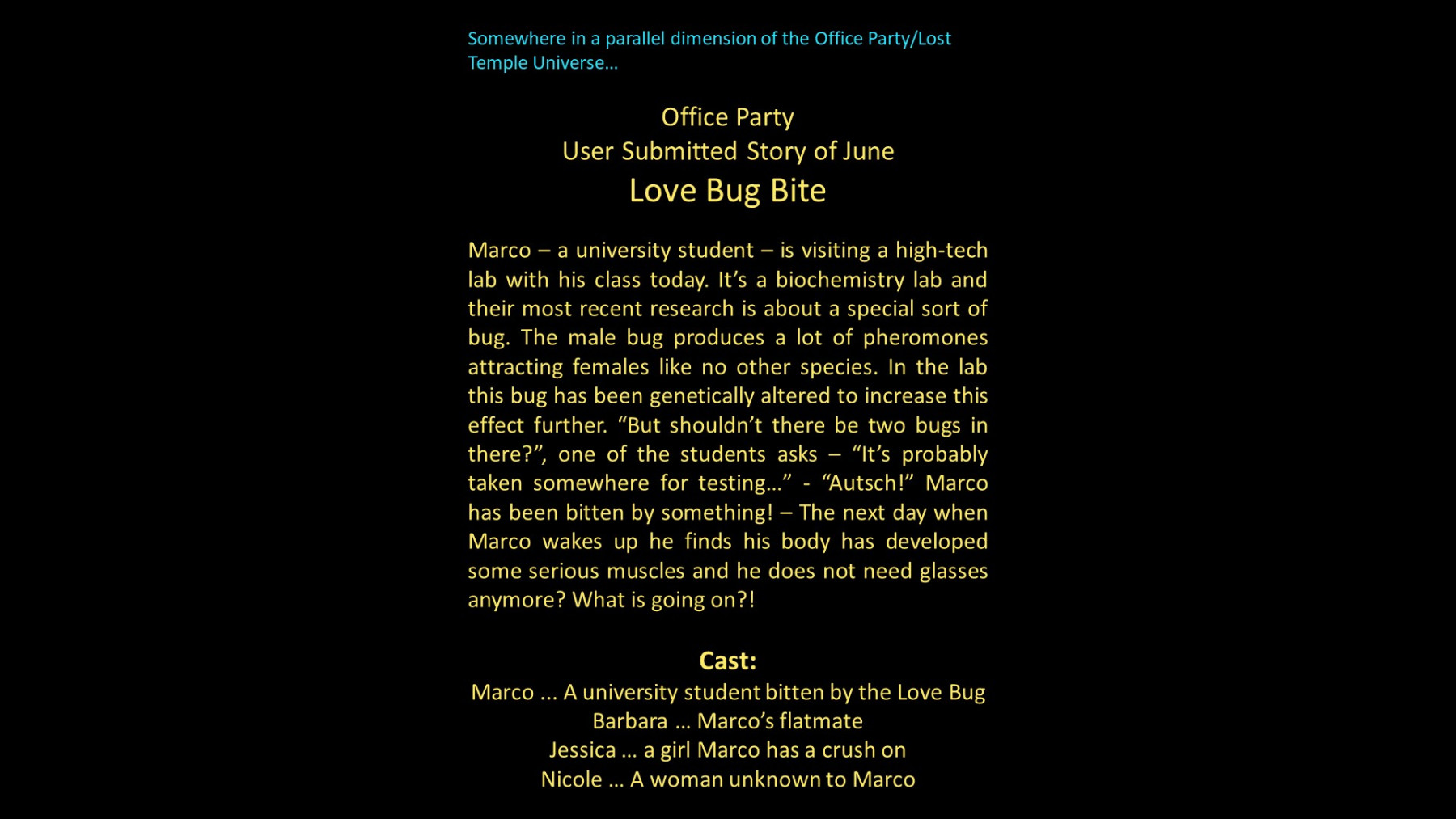 Love Bug Bite – Part 1 – A Superhero / Pheromone themed Comic - Hexxet ...