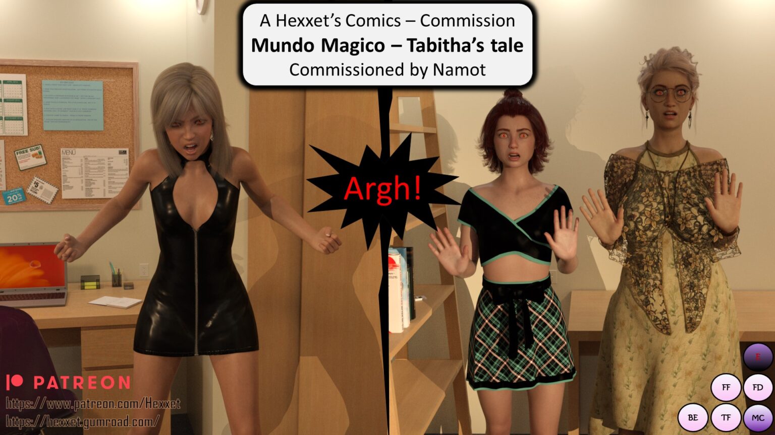 Mundo Magico – Tabitha’s Tale – A Magic Transformation themed Comic – Hexxet's Magic Comics