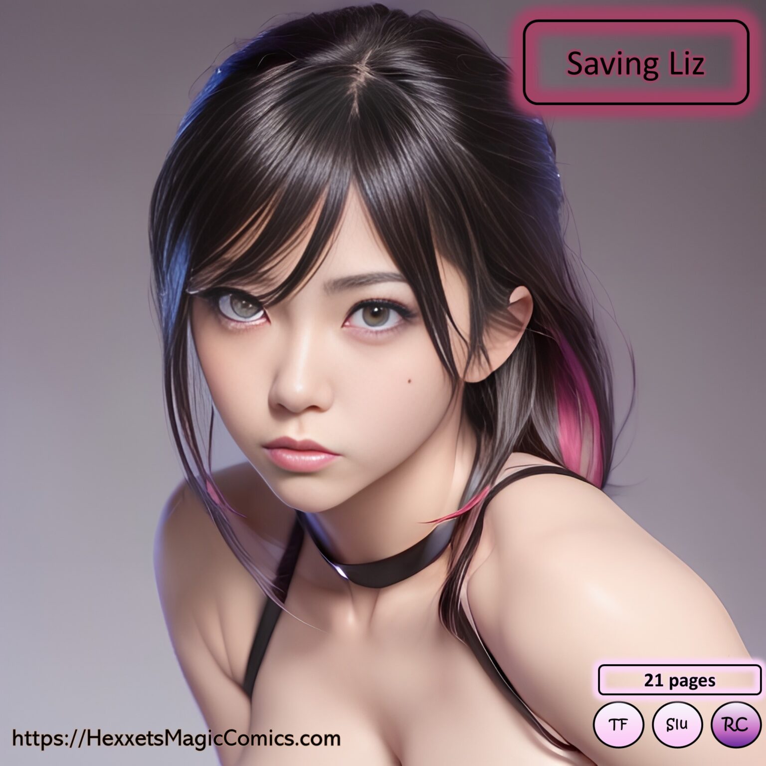 Saving Liz – A reality-change – themed AI Pictorial – Hexxet's Magic Comics